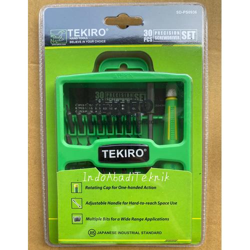 Jual Tekiro Precision Screwdriver Obeng Presisi Set 30Pcs Obeng Jam ...