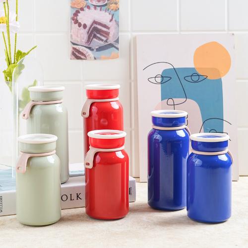 Jual Bentuku Tumbler Milk Termos Mini Latte Stainless Steel 300ml/400ml ...