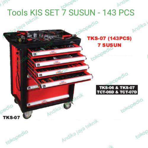 Jual Tool cabinet Trolley 7 susun isi konci 143 pcs wipro - Jakarta ...