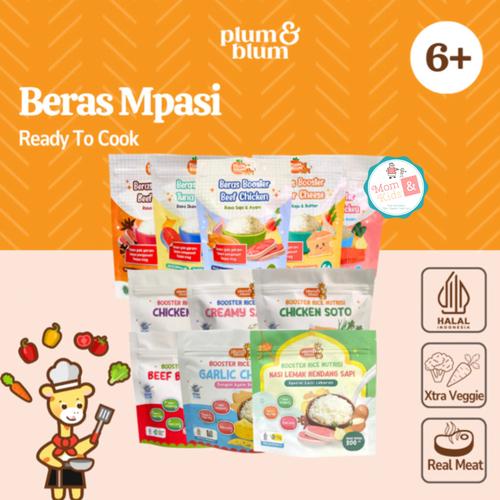 Jual Plum & Blum Beras MPASI BB Booster | PlumandBlum Bubur MPASI Bayi - Salmon Chicken ...