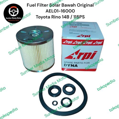 Jual ARPI Fuel Filter Solar Bawah Original AEL10-16000 Toyota Rino 14B ...
