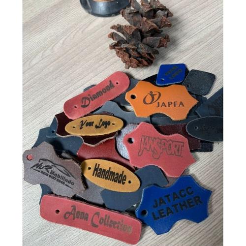 Jual Custom label kulit asli, label merk grafir, label hijab kaos ...