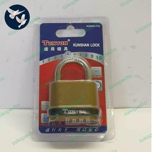 Jual K25008-f25 Tonyon Kunshan Metal Lock | REF PF7# - Short Beam ...