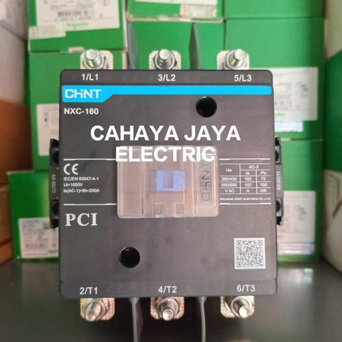 Jual CONTACTOR KONTAKTOR CHINT NXC-160 NXC160 220V 75kW 2NO 2NC ...