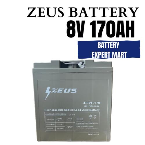 Jual EVF 8V 170AH ZEUS BATTERY AKI MOBIL GOLF CART FORKLIFT - Kota ...