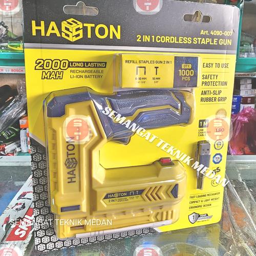 Jual CORDLESS NAILER HEKTER STAPLE GUN STAPLES PAKU 2 IN 1 HASSTON 4090-007 - Kota Medan ...