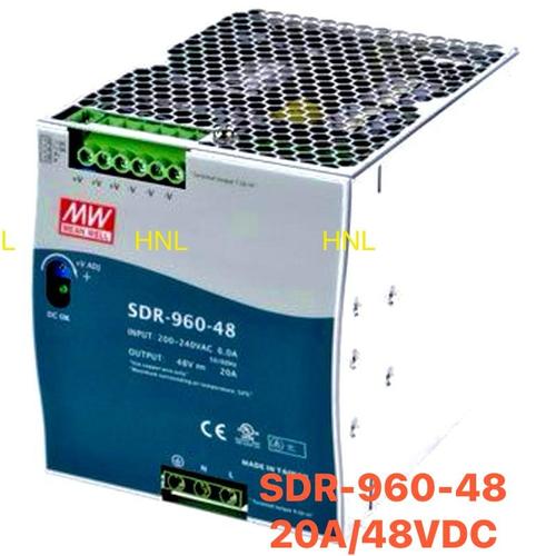 Jual Industrial DIN rail power supply MEAN WELL SDR-960-48 Original ...
