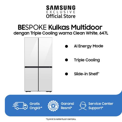 Promo Samsung BESPOKE Kulkas Multidoor /w Triple Cooling - Clean White ...