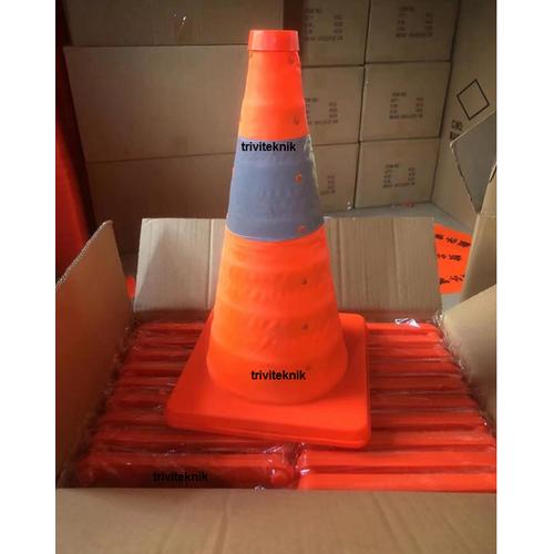 Jual portable foldable traffic cone emergency,kerucut lalu lintas lipat trv - C lampu - Jakarta ...