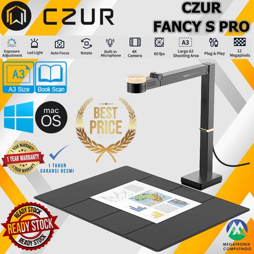 Jual CZUR Fancy S Pro 4K USB Document Camera & 12MP Webcam with LED ...