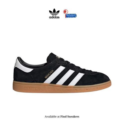Jual Sepatu Sneakers Pria ADIDAS MUENCHEN BLACK GUM BRAND NEW IN BOX ...