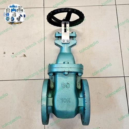 Jual GATE VALVE TOYO 4" INCH DN100 JIS 10K FLANGE CAST IRON TOYO STEAM ...