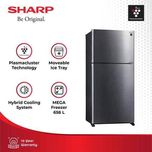 Promo Sharp Kulkas 2 Pintu SJ-IG962PM-SL 656 L Silver Stainless Steel Cicil 0% 3x - Jakarta ...