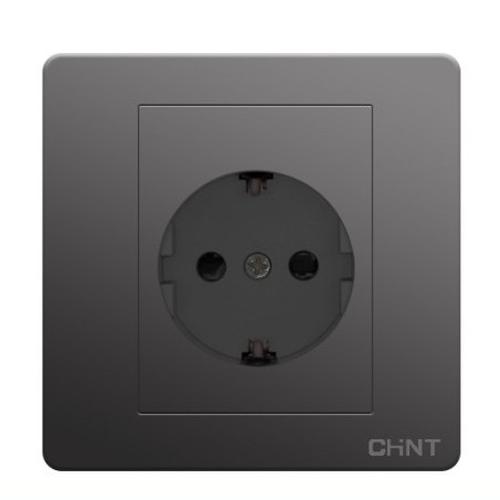 Jual STOPKONTAK CHINT NEW 2M GREY BLACK SOCKET STOP KONTAK GERMAN ...