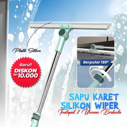 Jual Wiper Magic Scrub Lantai Broom Pembersih Debu Alat Pel Serok Air ...