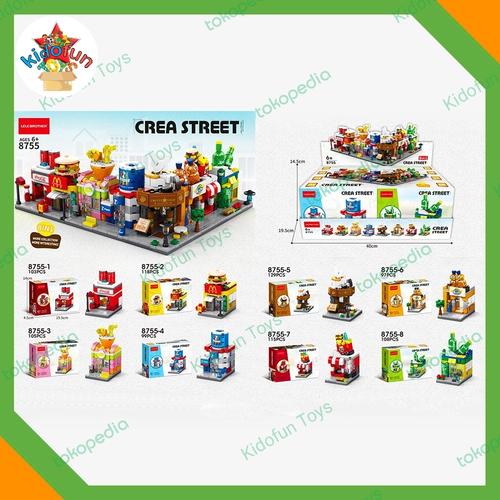 Jual Bricks Street View 8in1 Building Seri Toko Makanan/Minuman Balok ...