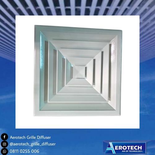 Jual Square Air Difusser SAD Finishing Putih - 20x20 cm - Kota Bandung ...