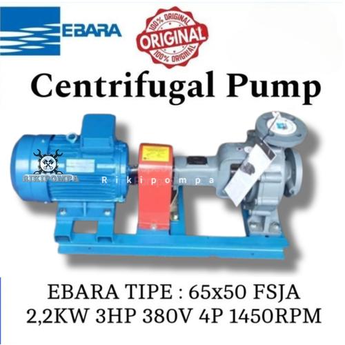 Jual Pompa Sentrifugal EBARA 65×50 FSHA MOTOR 7,5KW 10HP 2P 2900RPM 380V - Jakarta Barat ...