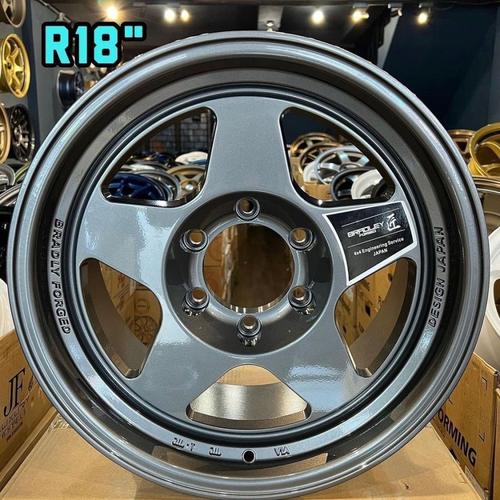 Jual velg racing ring 18 BRADLEY TAKUMI R18 Fortuner Pajero Triton ...