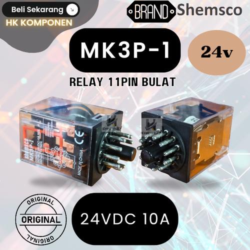 Promo Relay mk3p 24vdc / relay 11pin bulat 24vdc / mk3p-1 shemsco ...