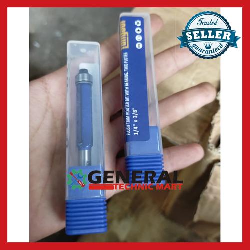 Jual Langsol Mata Flush Trim Bearing 10mm / Profil Router Bit Kayu HPL ...