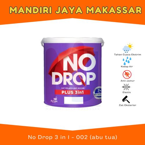 Jual CAT TEMBOK NO DROP 3 in 1 CAT WATERPROOF ANTI BOCOR 4kg, 20kg - 4 kg - 4 kg - Kota Makassar ...
