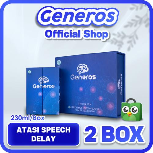 Jual Asli Paket 2 Generos Vitamin Otak Anak Autis / Speech Delay ...