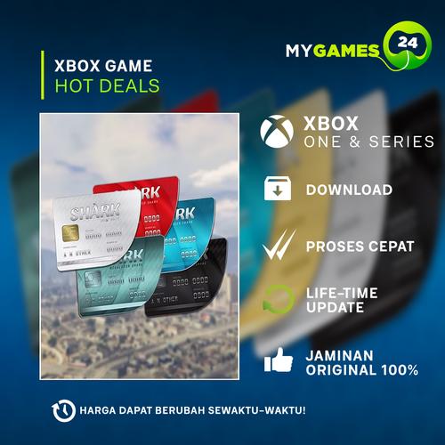 Jual GTA Online Cash Card Xbox One Series X|S redeem - Megalodon - Kota ...