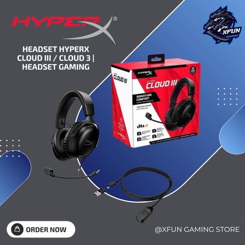 Jual Headset HyperX Cloud III / Cloud 3 | Headset Gaming - Hitam - Kota ...