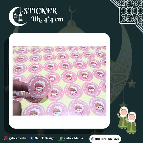 Jual STIKER LABEL KEMASAN 4X4 (70PCS) cocok untuk UMKM - STICKER ...