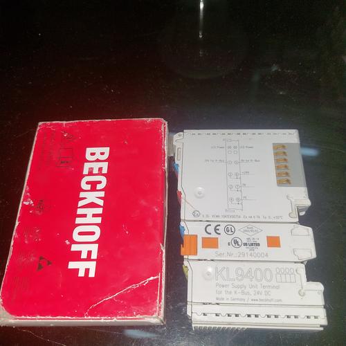 Jual BECKHOFF KL9400 power supply unit terminal for the K-Bus 24vdc ...