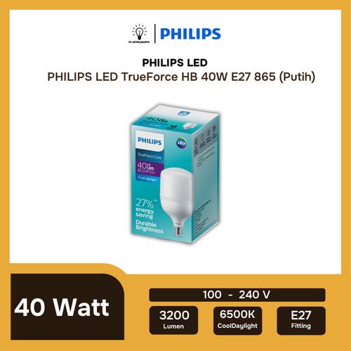 Promo Lampu LED Bulb Philips Trueforce 40W E27 6500K Putih - Jakarta Utara - Tk. Listrik Jakarta ...