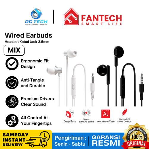 Jual Fantech Headset Earphone Jack 3.5mm Go Wired Earbuds ES1 ES2 ES3 ...
