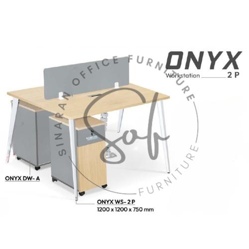 Jual Meja Partisi ONXY Series 2 Orang Tanpa Laci ICHIKO office Space ...