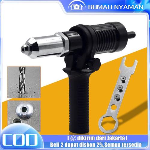 Jual Alat Rivet Tang Rivet Ripet Sambung Konverter Bor Rivet Gun ...