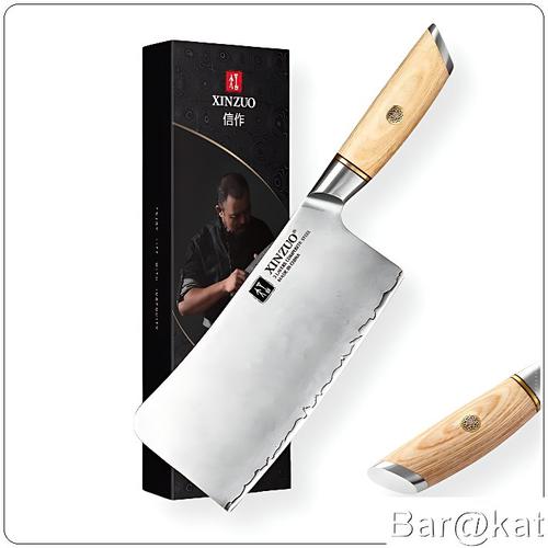 Promo Pisau Chinese Cleaver 7.5" XINZUO Butcher 3-Layers Composite ...