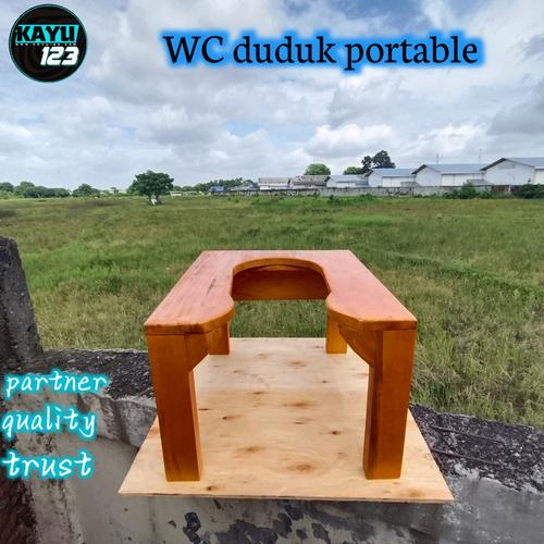 Jual Kursi toilet kursi wc duduk lansia kursi jongkok bangku kayu ...