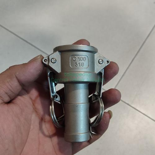 Jual Camlock Stainless Steel ss316 Type C 100 (Camlock selang) 1" inch ...