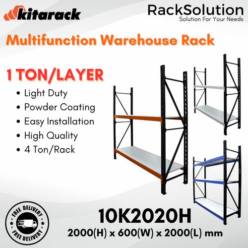 Jual Rak Gudang Besi 1 Ton / Layer Heavy Duty Starter Rack 2 Meter ...