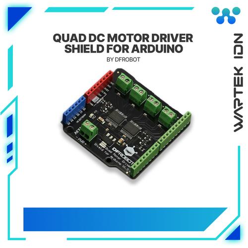 Jual Quad DC Motor Driver Shield for Arduino By DFRobot - Kota ...