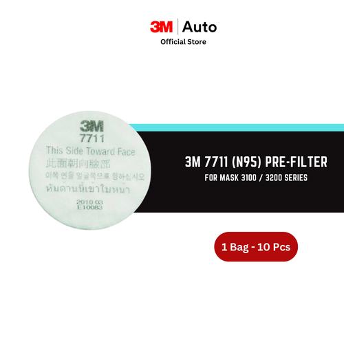 Promo 3M™ 7711 (N95) Pre-Filter For Mask 3100 / 3200 Series - 10 pcs ...