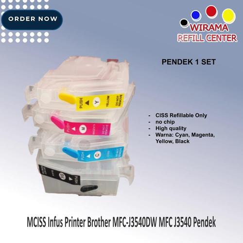 Jual MCISS Infus Printer Brother MFC-J3540DW MFC j3540 Pendek - Kota ...