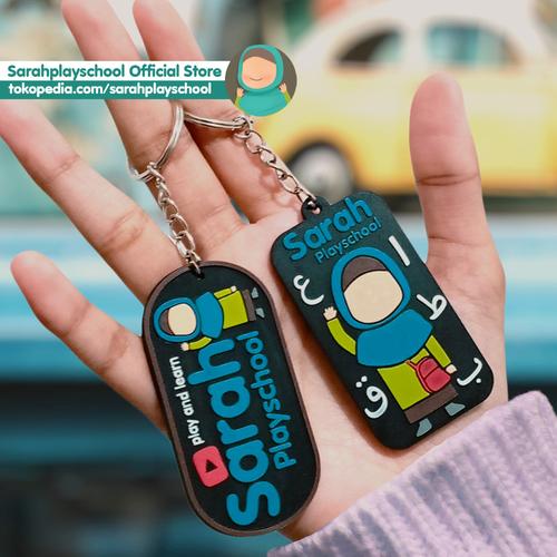 Jual gantungan kunci - KEYCHAIN KARET SARAH PLAYSCHOOL - Hijaiyah ...