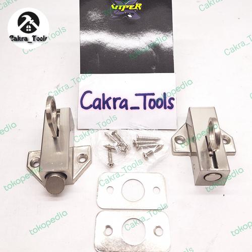 Jual Grendel Spring Knife Jumbo Jendela Kunci Slot [Bulat 808 - Segi ...