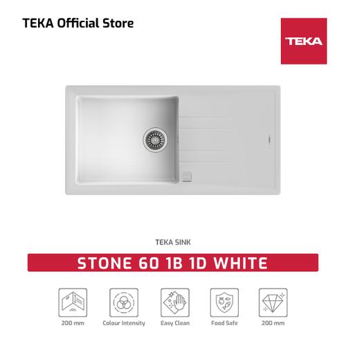 Promo Teka Tegranite Sink Stone 60 1B.1D White - +BKT Cicil 0% 3x ...