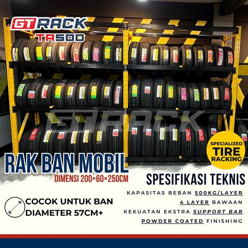 Promo RAK BAN MOBIL GT RACK TR500 TIRE RACKING DISPLAY RODA SUSUN 4 ...