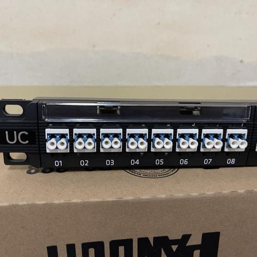 Jual 1U rack mount fiber optic patch panel cabling solution 48 port LC ...