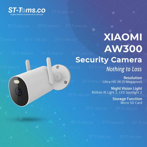 Jual Xiaomi AW300 AW 300 Outdoor CCTV Security Camera IP Camera 2K Full ...