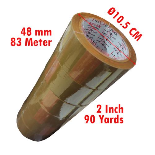 Jual Lakban OPP INOKI Cokelat Tan 2" Inch 48 mm x 90 Yard Bermutu ...