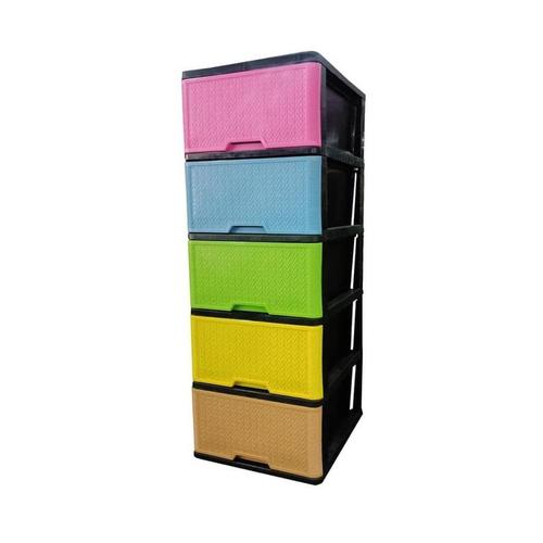 Jual Almaz Lemari Plastik 5 Susun - coklat muda - Kota Surabaya ...